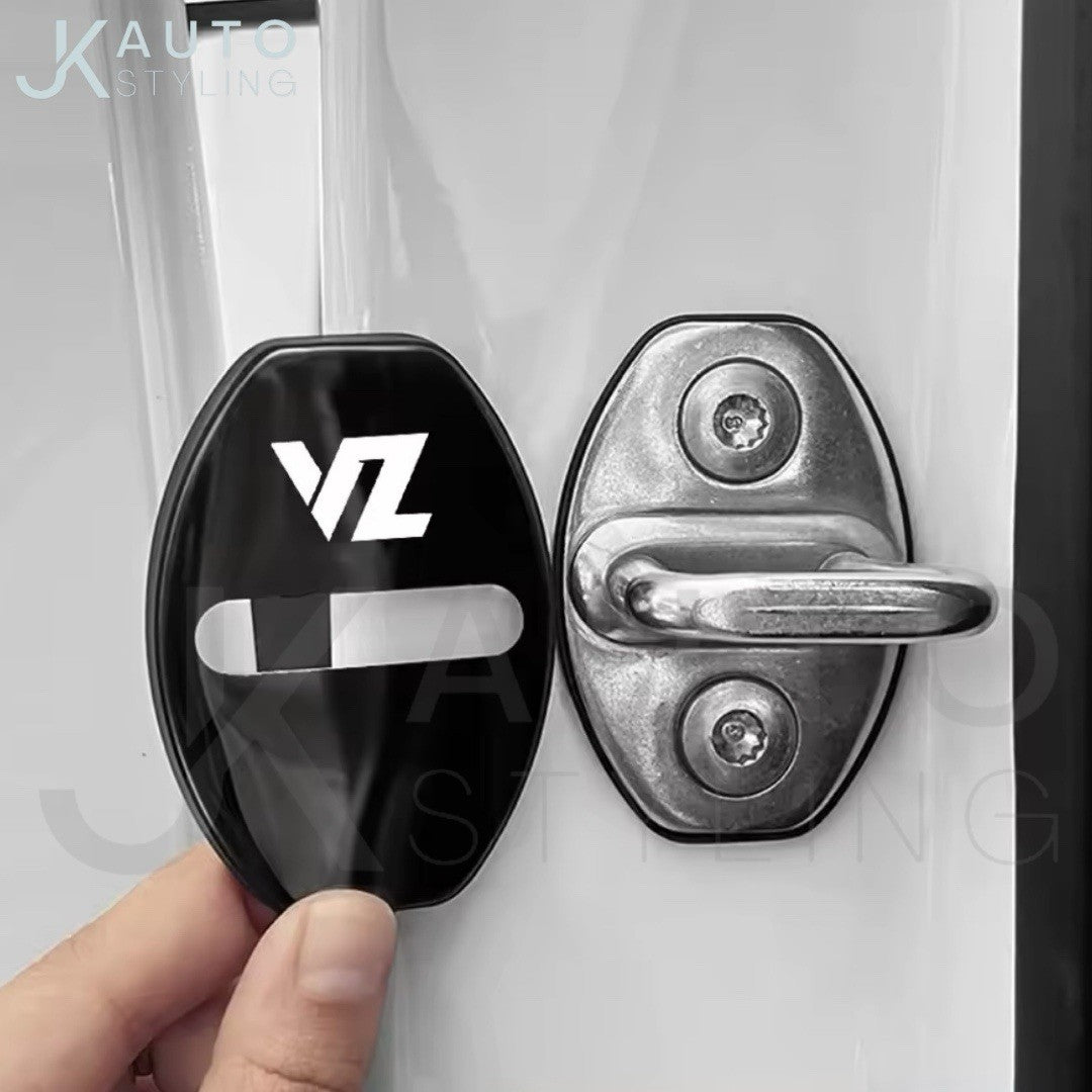Black Stainless Door Lock Covers For Cupra VZ Formentor Leon Born Atec ...