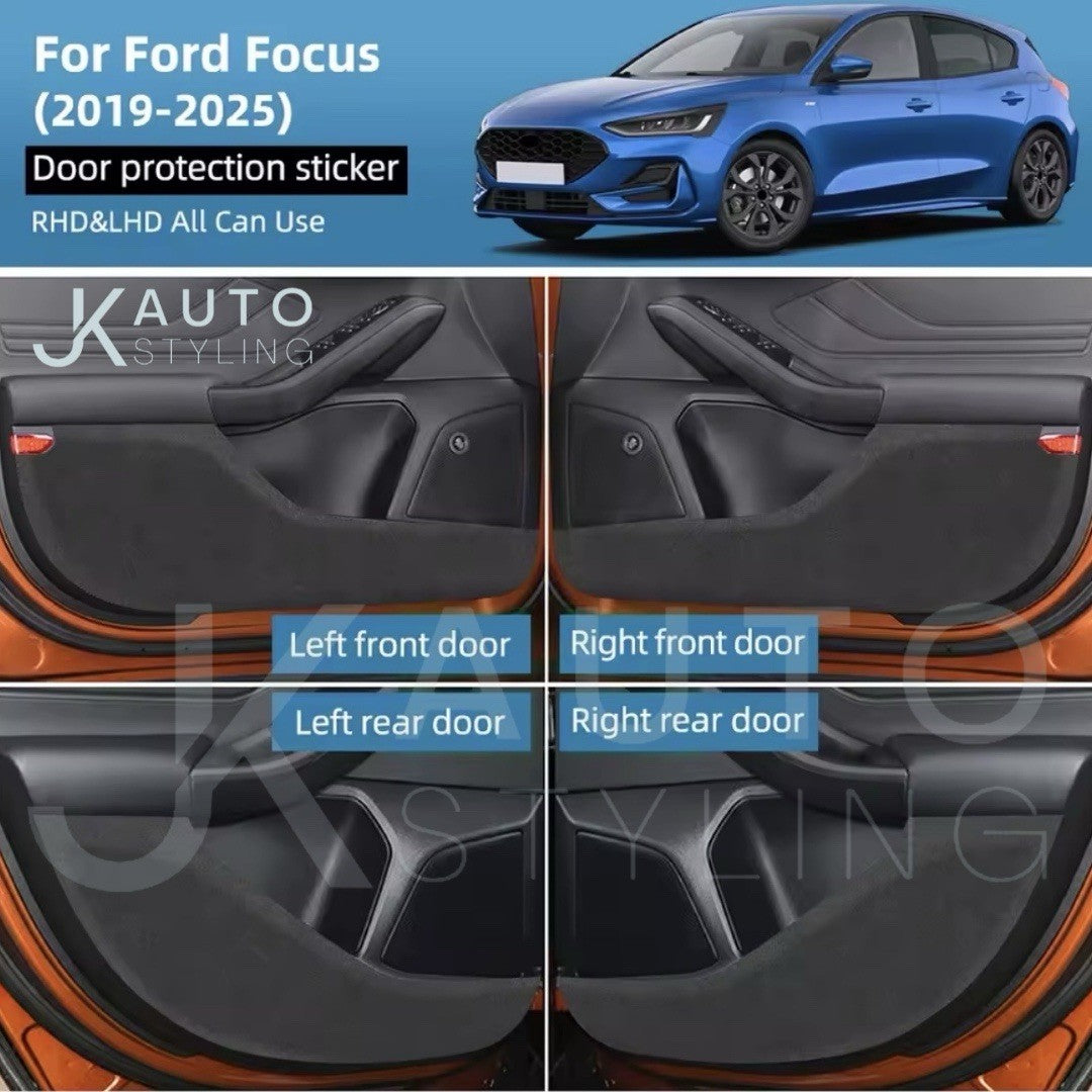Ford Focus MK4 2019-2025 Suede Finish Vinyl Lower Interior Door Card W ...